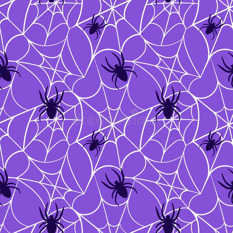 A Spooky Spider and Web Pattern that is Perfect for Halloween Themed ...