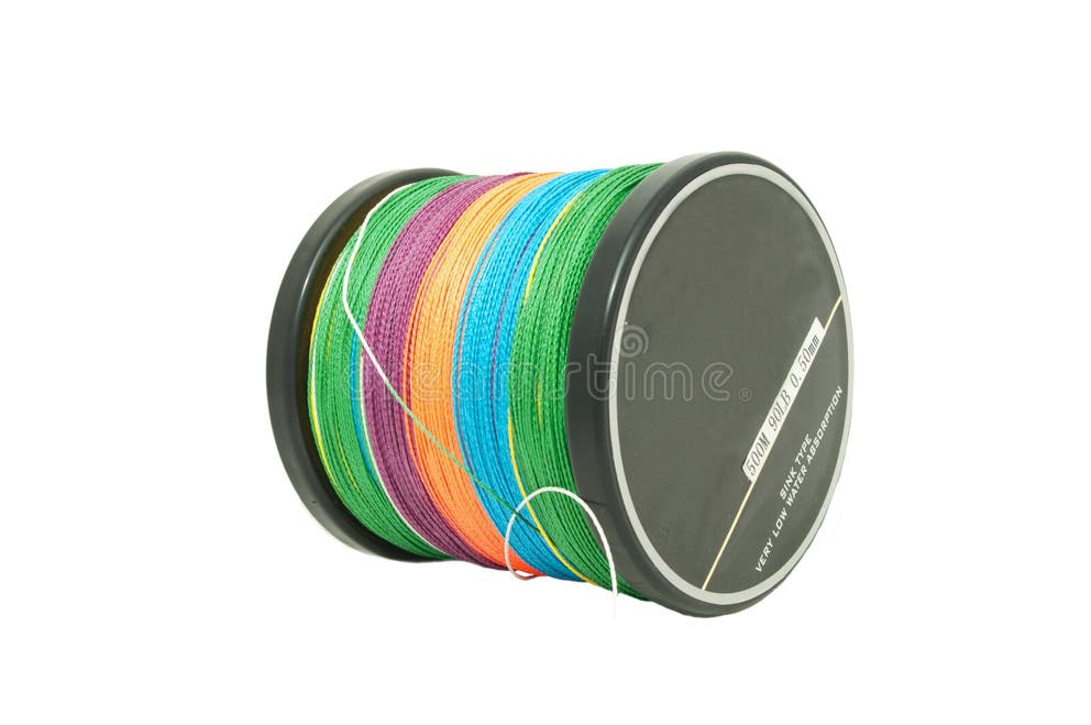 Spool of Fishing Line stock image. Image of strong, spool - 19459423