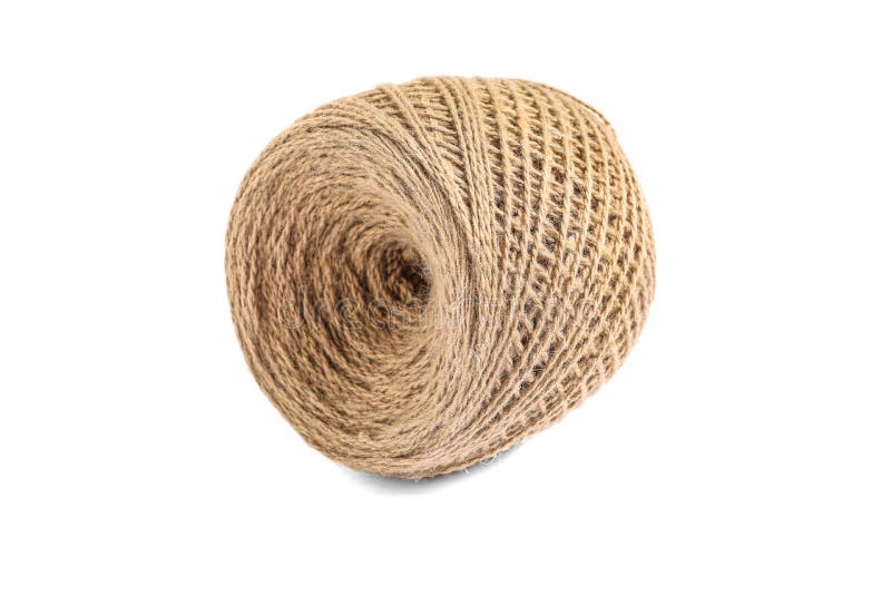 Spool of hemp rope stock image. Image of equipment, isolation - 141222269