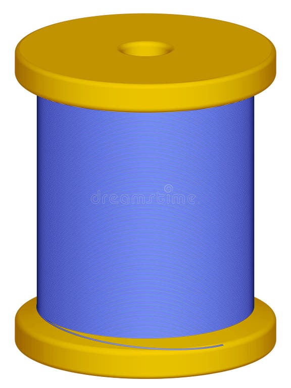 Spool stock illustration. Illustration of embroidery - 34590392