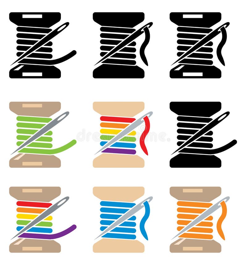 Thread Spool Icon Stock Illustrations – 11,008 Thread Spool Icon Stock ...