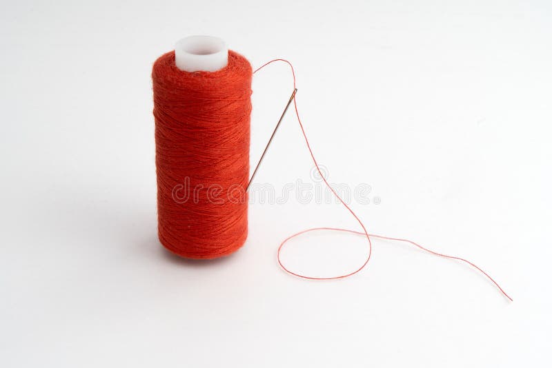 Quilting Essential - Thread and Needle Stock Photo - Image of patchwork ...