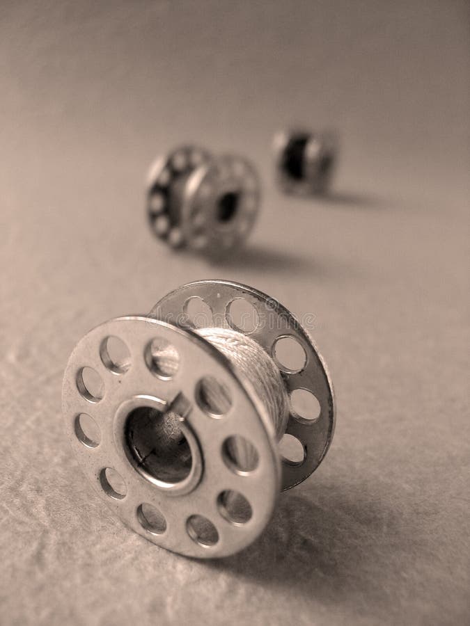 Spool for Sewing Machine(macro) Stock Photo - Image of patches, cloth ...