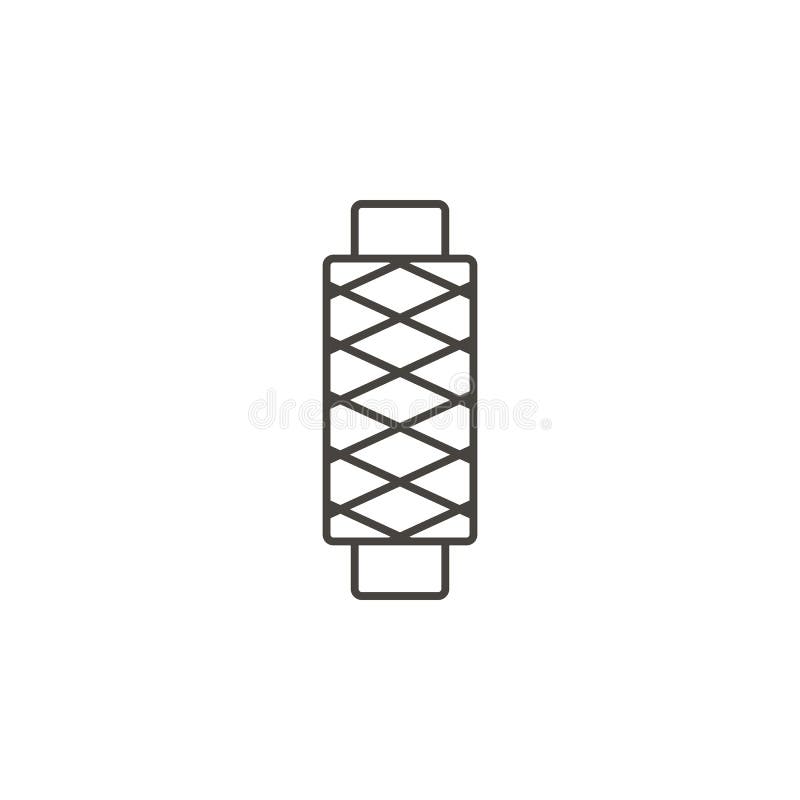 Spool, Textile Thread Icon - Vector. Simple Element Illustration ...