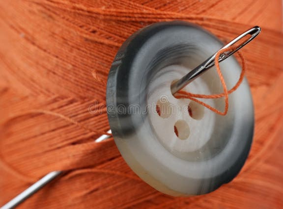 Spool of Thread and Buttons Stock Image - Image of sewing, fashion ...