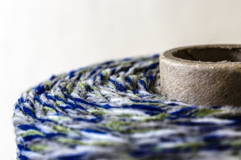 Spool of thread stock photo. Image of blue, skein, green - 161773288