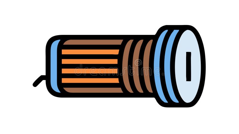 Spool Thread Icon Sewing Craft Textile Material Roll, Vector Design ...