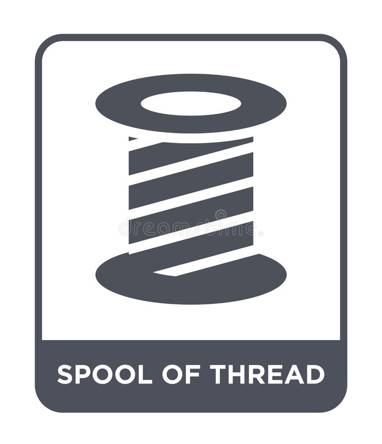 Threads Icon in Trendy Design Style. Threads Icon Isolated on White ...