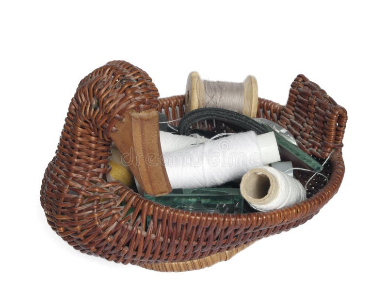 Spool of thread and needle stock photo. Image of fiber - 22262238