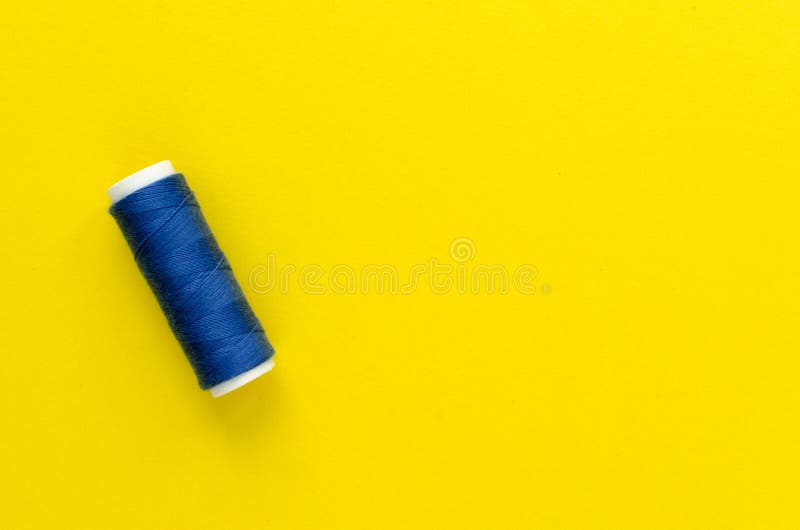 Spool of Thread on Paper Background Stock Image - Image of reel, hobby ...