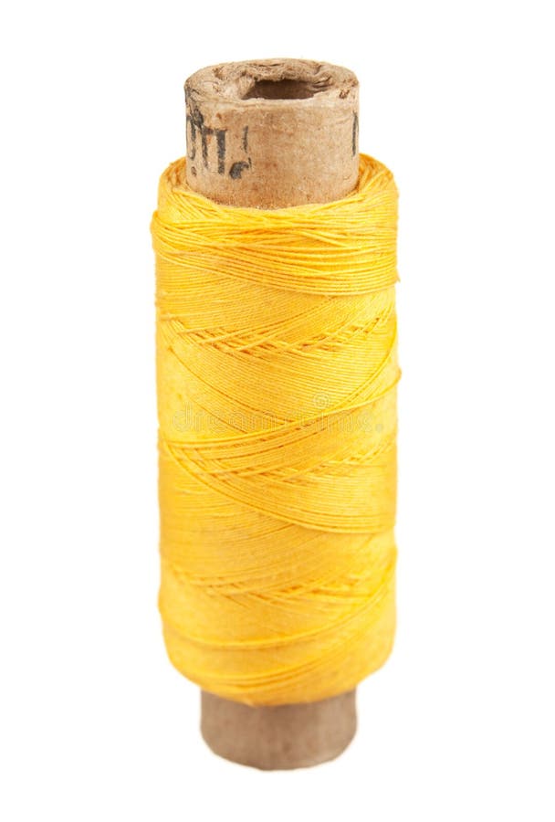 Spool of thread stock image. Image of closeup, knitting - 124498207