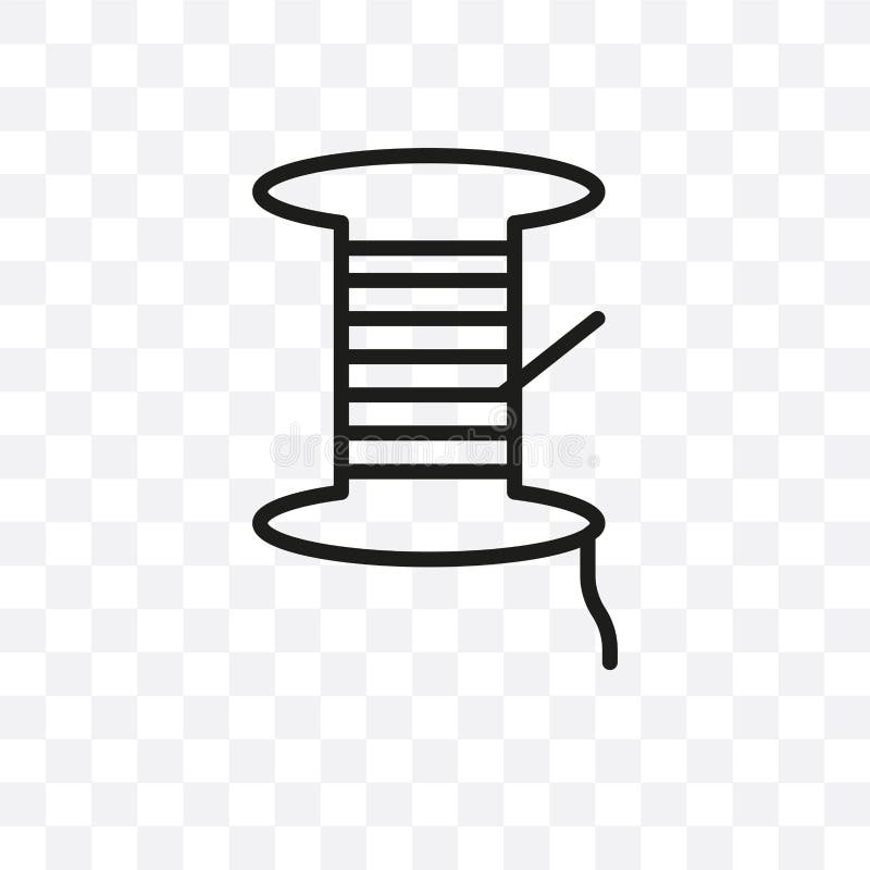 Thread Spool Isolated Vector Icon For Sewing And Tailoring Stock Vector ...