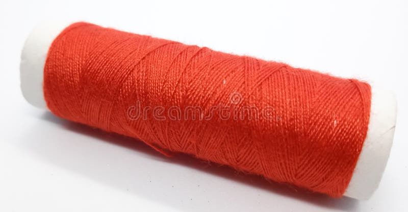 Spool Threads Isolated on the Gray White Background. Stock Image ...