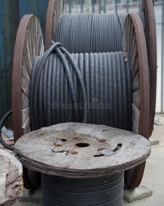 Spool of wire stock image. Image of abstract, isolated - 17979759