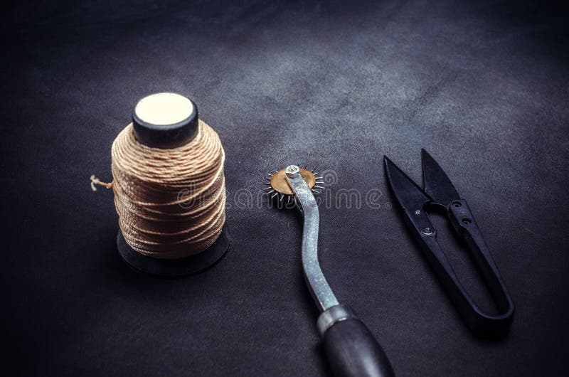 Spool of Yellow Sewing Thread Isolated Stock Image - Image of ...