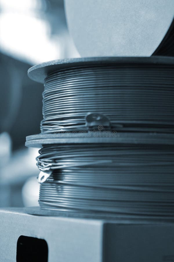 Spools of Filament Spools of Plastic Wire 3D Printer. Components 3D ...