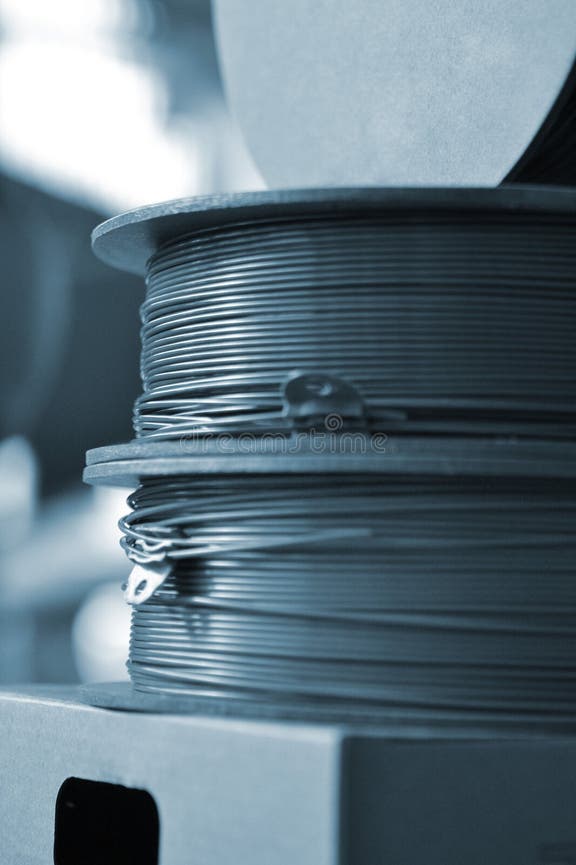 Spools of Filament Spools of Plastic Wire 3D Printer. Components 3D ...