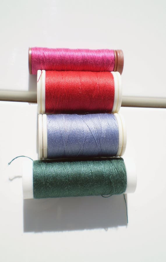 Spools of Thread stock photo. Image of thread, fabric - 10848058