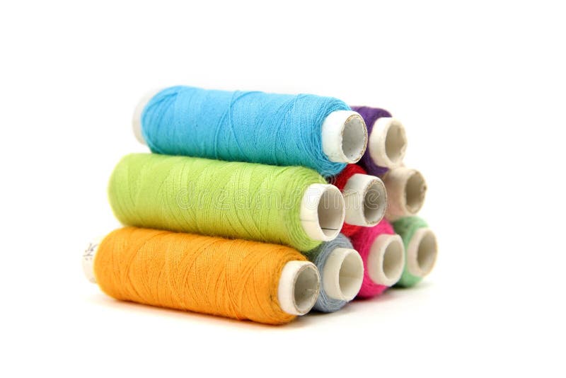 Spools of thread stock image. Image of fashion, industry - 53099151