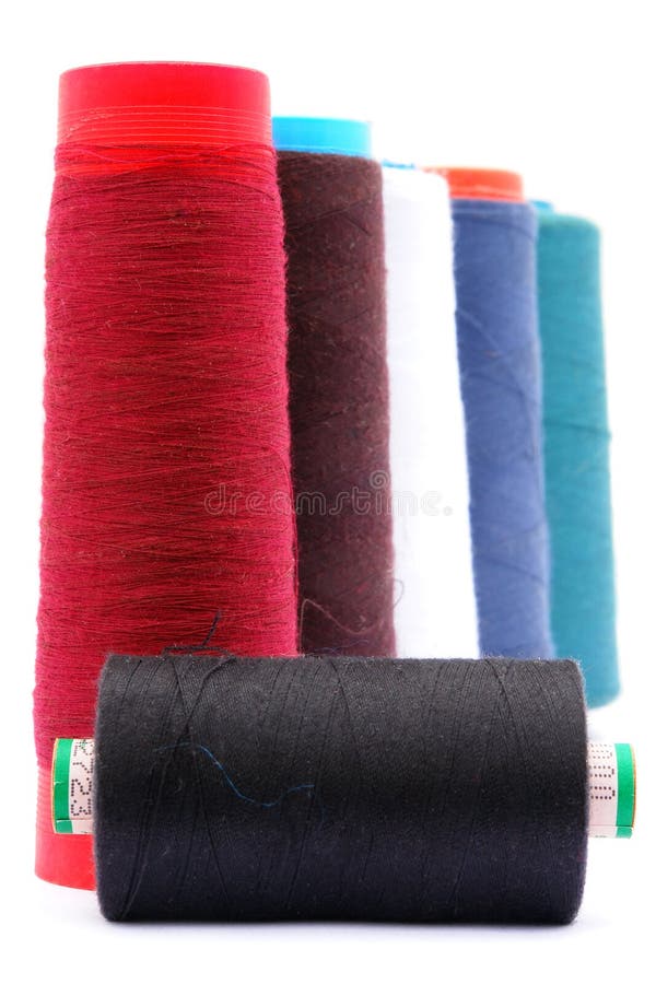 Threads for sewing stock image. Image of craft, needle - 9654279