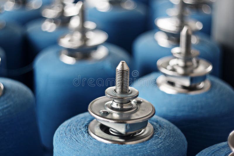 Spools of thread stock photo. Image of factory, cotton - 28854172