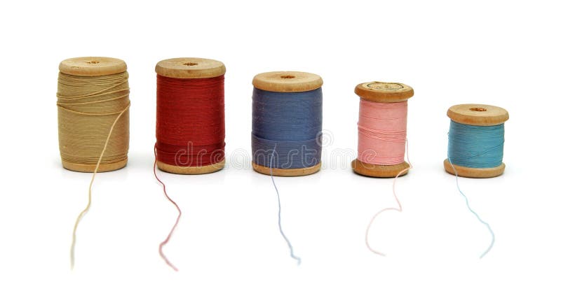 Spool of thread stock image. Image of clothing, isolated - 19132139