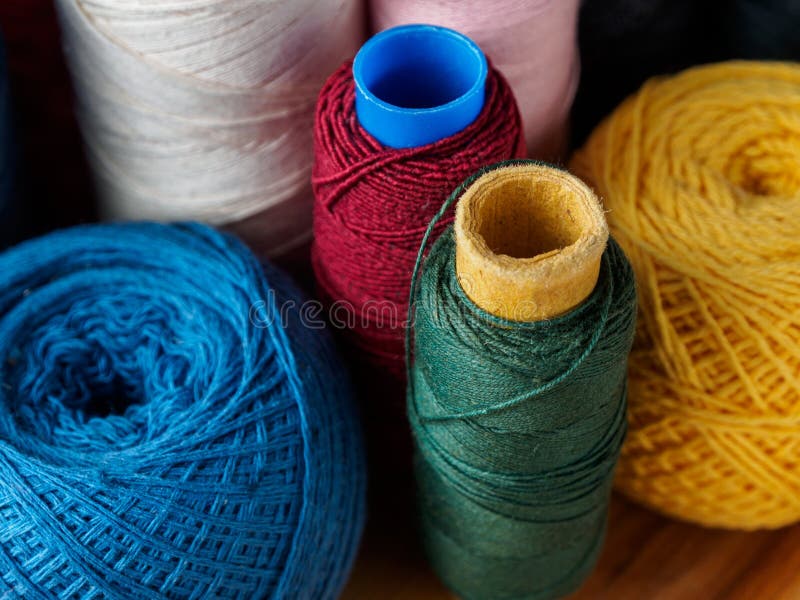 Spools of Thread in Assorted Colors: the Perfect Accessory for Sewing ...