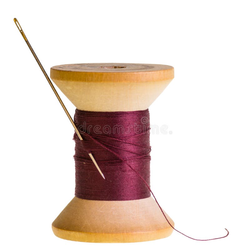 Spools of Thread Isolated on White Stock Image - Image of spool ...