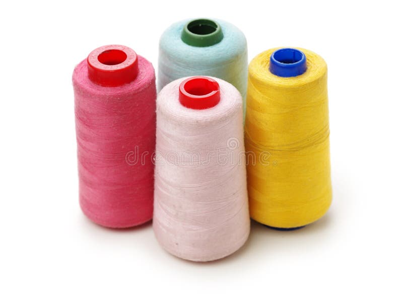 Spools of Thread for the Textile Industry Stock Photo - Image of ...