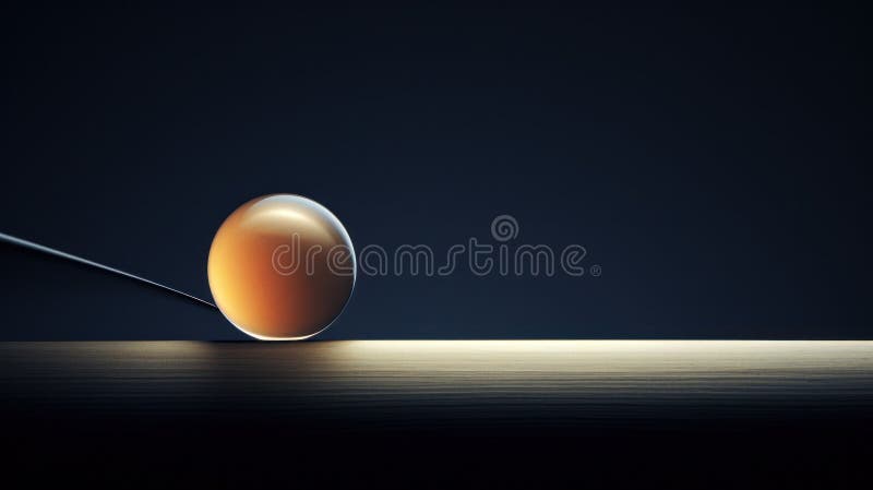 A Spoon with a Ball of Something on it Sitting in the Light, AI Stock ...