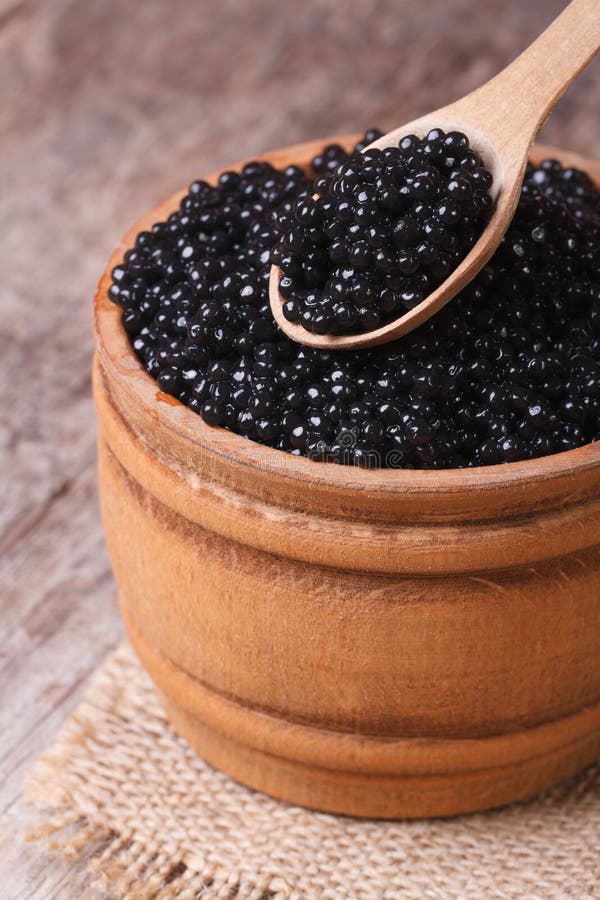 Black caviar stock image. Image of salty, fish, macro - 25174159