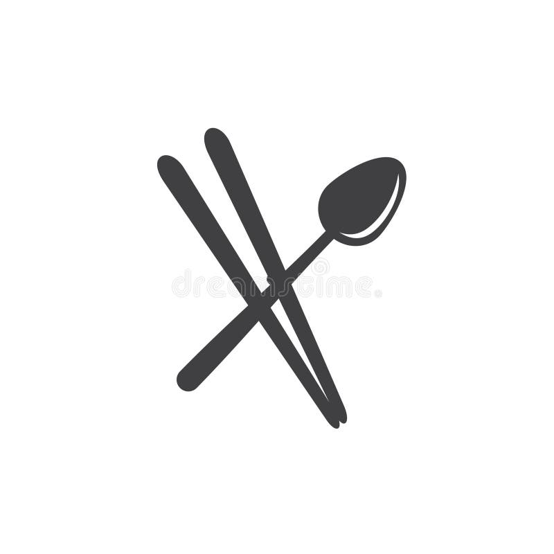 Spoon and Chop Logo , Restaurant Logo Vector Editorial Photo ...