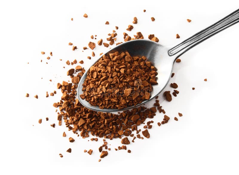 The spoon of coffee stock image. Image of break, cafe - 12403149