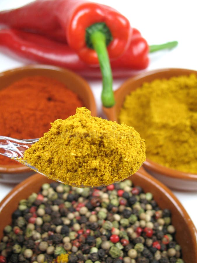 Ingredients for a Well-seasoned Meal Stock Image - Image of seasoned ...