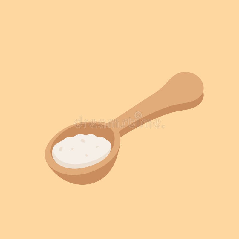 Spoon Design Vector Flat Objects Stock Vector - Illustration of food ...