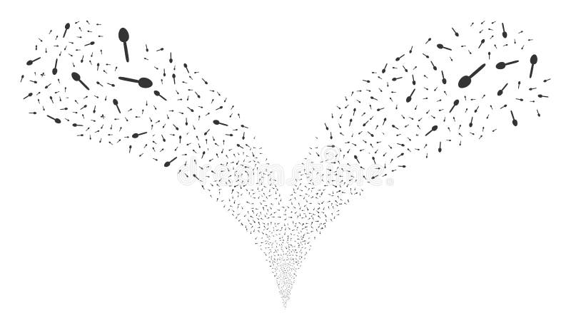 Spoon Twice Fireworks Explosion Stock Vector - Illustration of ...