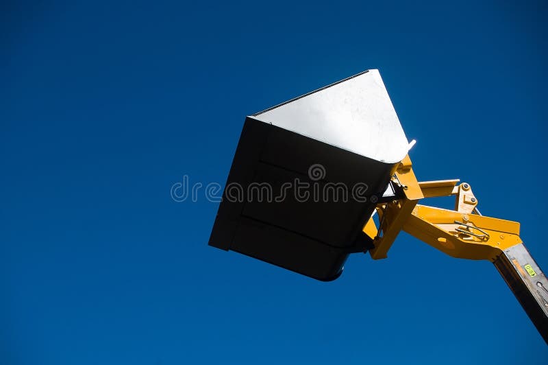 Spoon of dredger stock image. Image of construct, iron - 31171729