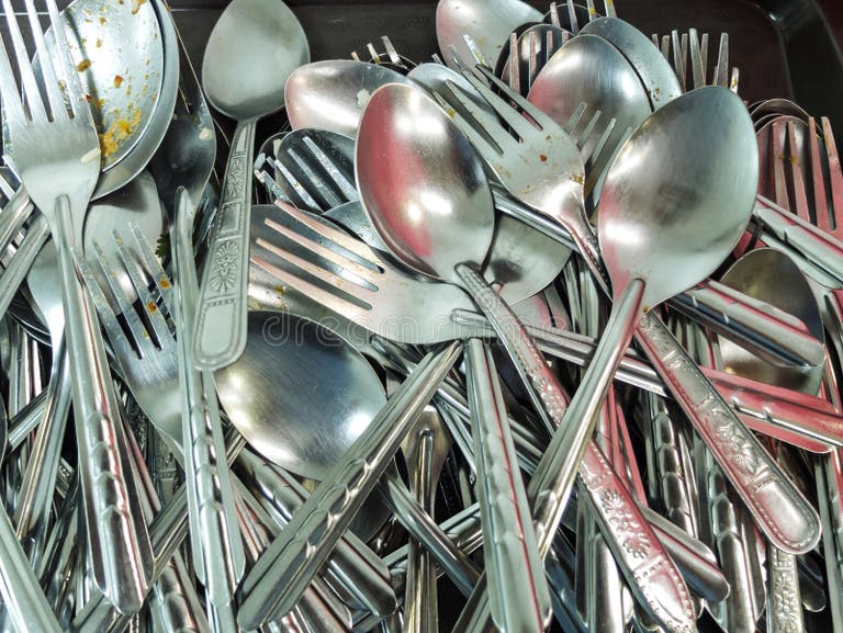 Spoon stock image. Image of dingy, kitchen, dirty, cleaning - 45441357