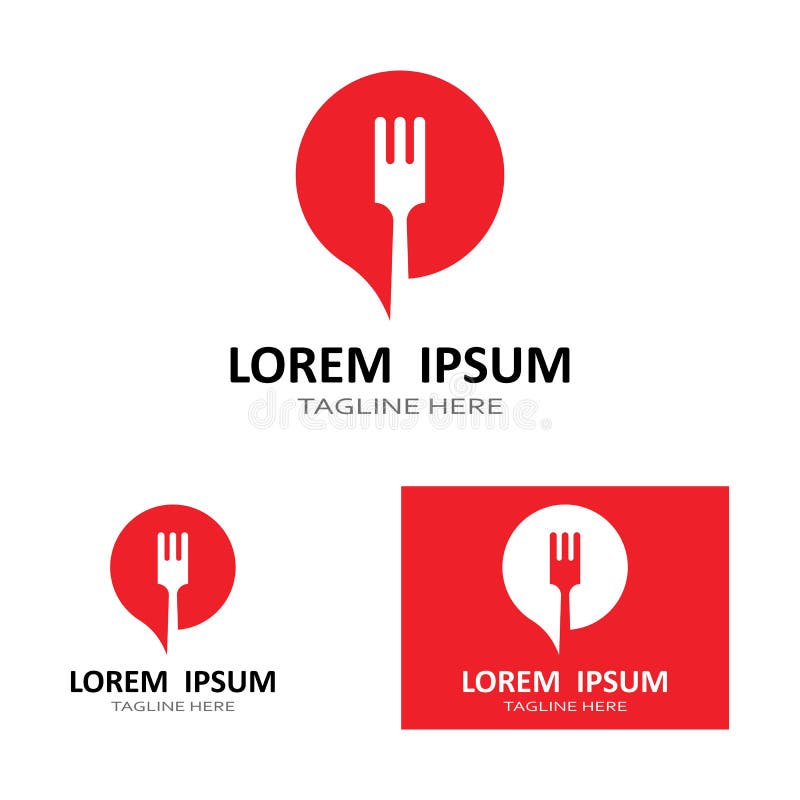 Spoon,fork,and Knife Icon Logo Vector Design Template Stock Vector - Illustration of equipment ...