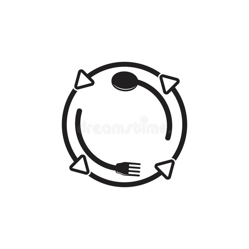 Fork Spoon Circle Round Logo Stock Illustrations – 294 Fork Spoon ...