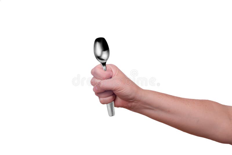 Spoon in hand stock photo. Image of lady, dining, cutlery - 2834054