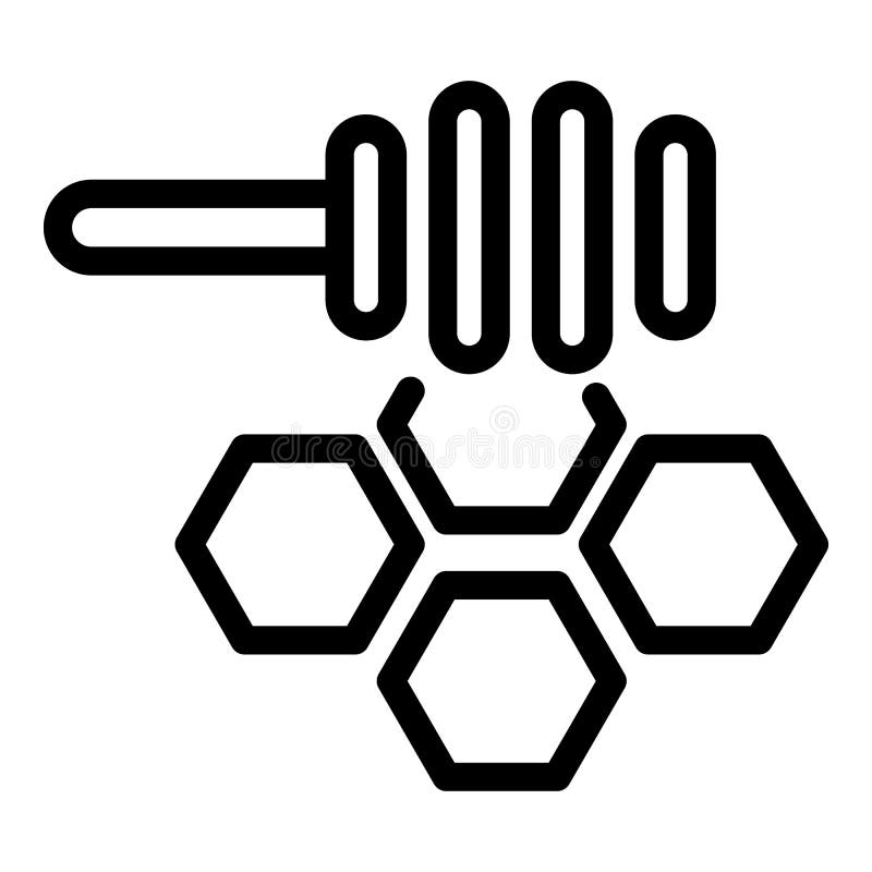 Honey Comb Icon, Outline Style Stock Vector - Illustration of hand ... Honey Comb Icon, Outline Style Stock Vector - Illustration of hand ...