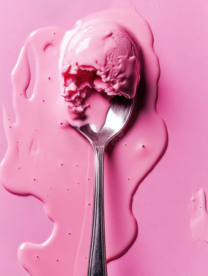 Spoon with ice cream stock photo. Image of sweet, dining - 376691540