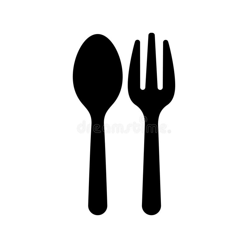 Spoon, Knife, Fork Icon. Ready To Use Vector Elements for Restaurant Logo Stock Vector ...