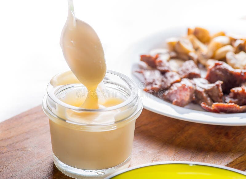 Spoon mayonnaise stock image. Image of blender, sauce - 138300583