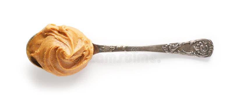 Spoon of peanut butter stock photo. Image of nutty, cream - 149669916