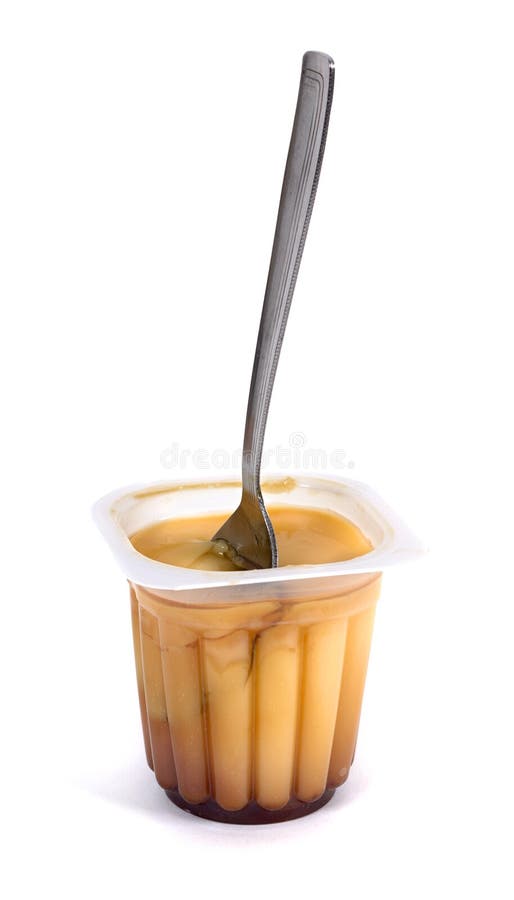 Spoon pudding stock image. Image of eggs, pudding, brown - 13968517