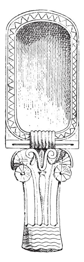 Spoon Rectangular Container, Vintage Engraving Stock Vector ...