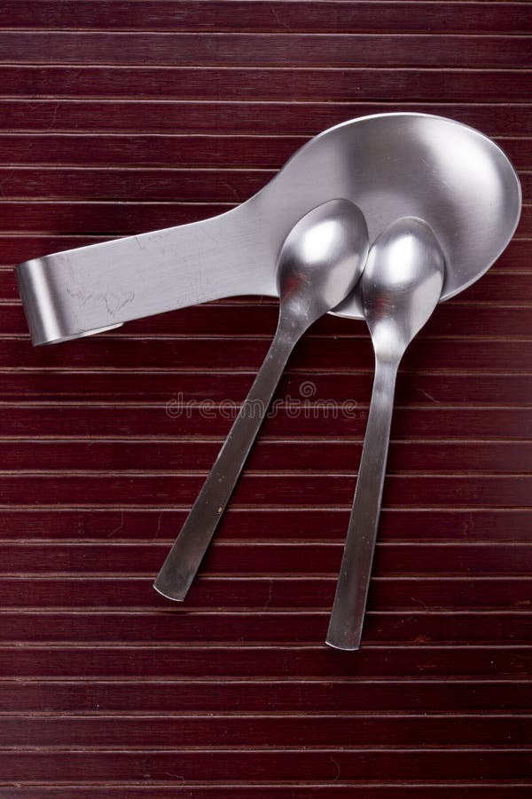 Spoon rest stock photo. Image of background, steel, spoon - 40575656