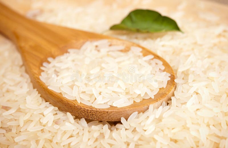 Rice stock image. Image of ingredient, heap, white, spoon - 10407549
